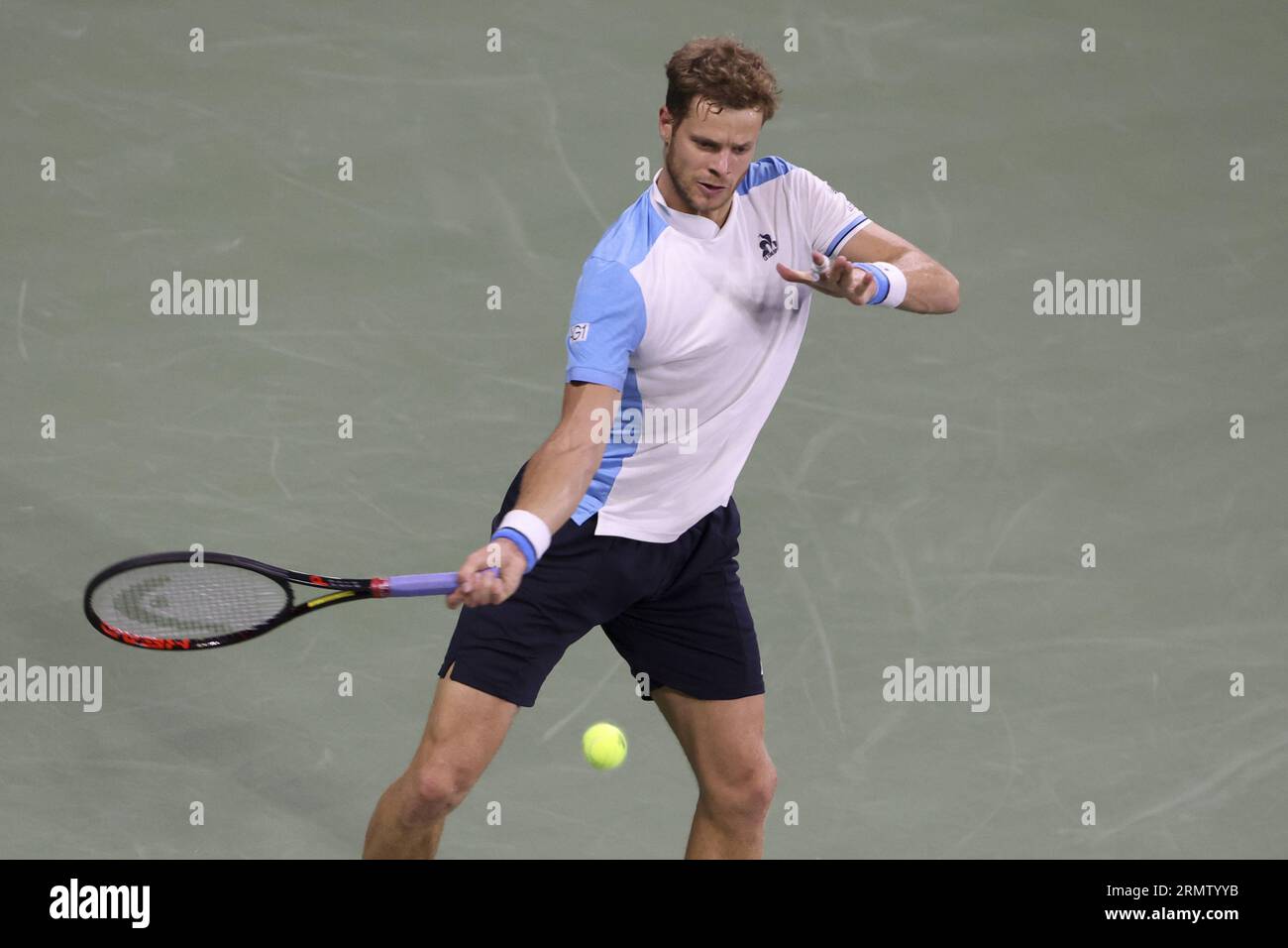 Yannick Hanfmann of Germany during day 2 of the 2023 US Open Tennis ...