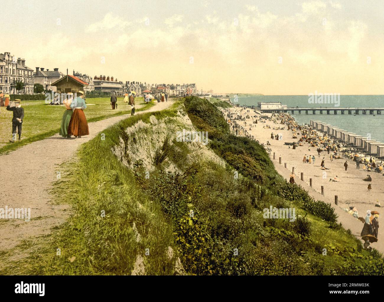 Clacton-on-sea, Stadt in Südost-England im Osten von Essex ...