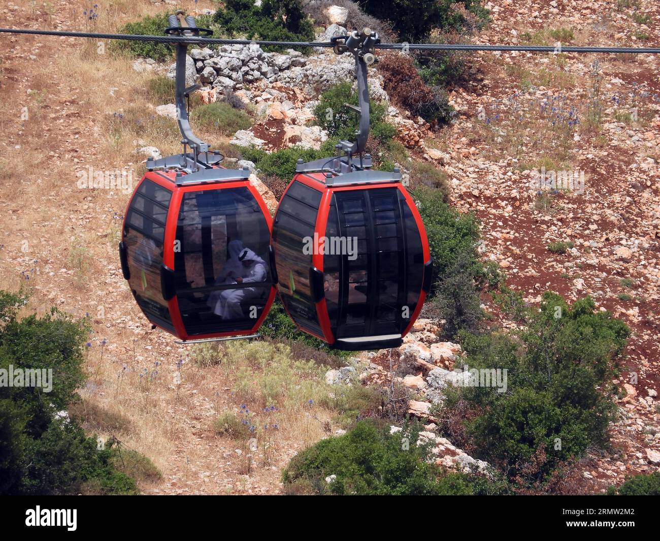 A journey in the green forests of Ajloun in Jordan, from inside the ...