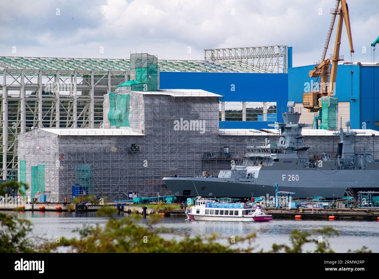 Wolgast, Germany. 30th Aug, 2023. The German Navy's K130 corvette ...