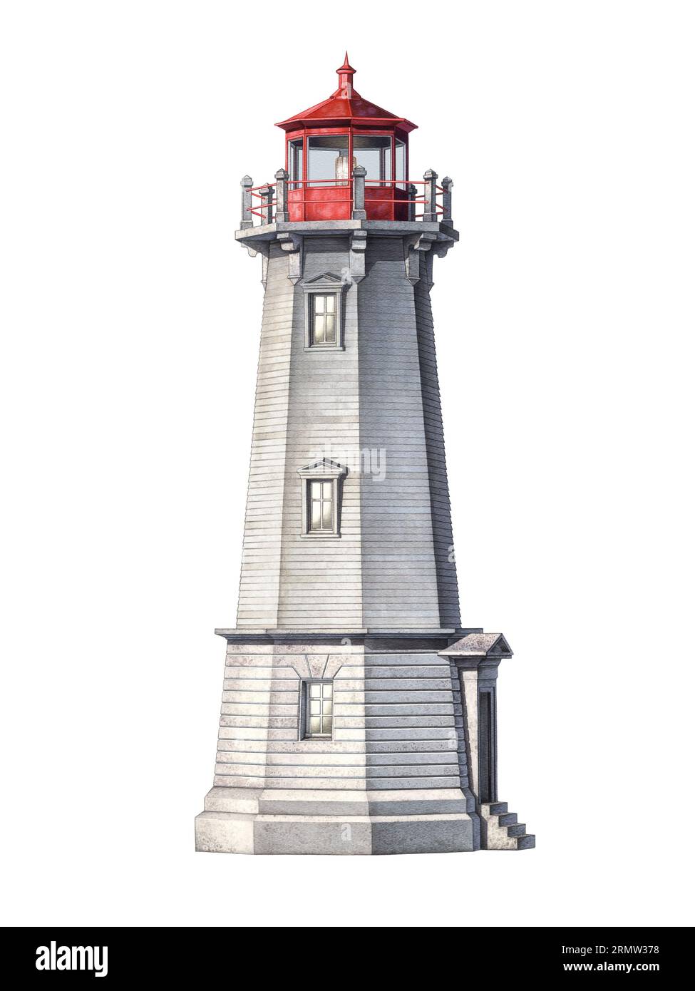 Lighthouse and detail Cut Out Stock Images & Pictures - Alamy