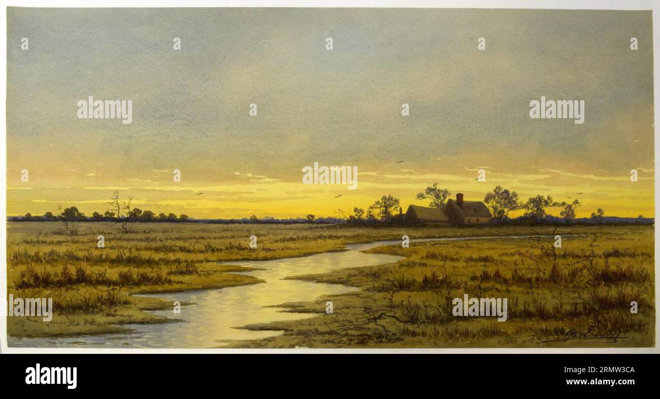 After the Rain by George Emerick Essig Stock Photo - Alamy