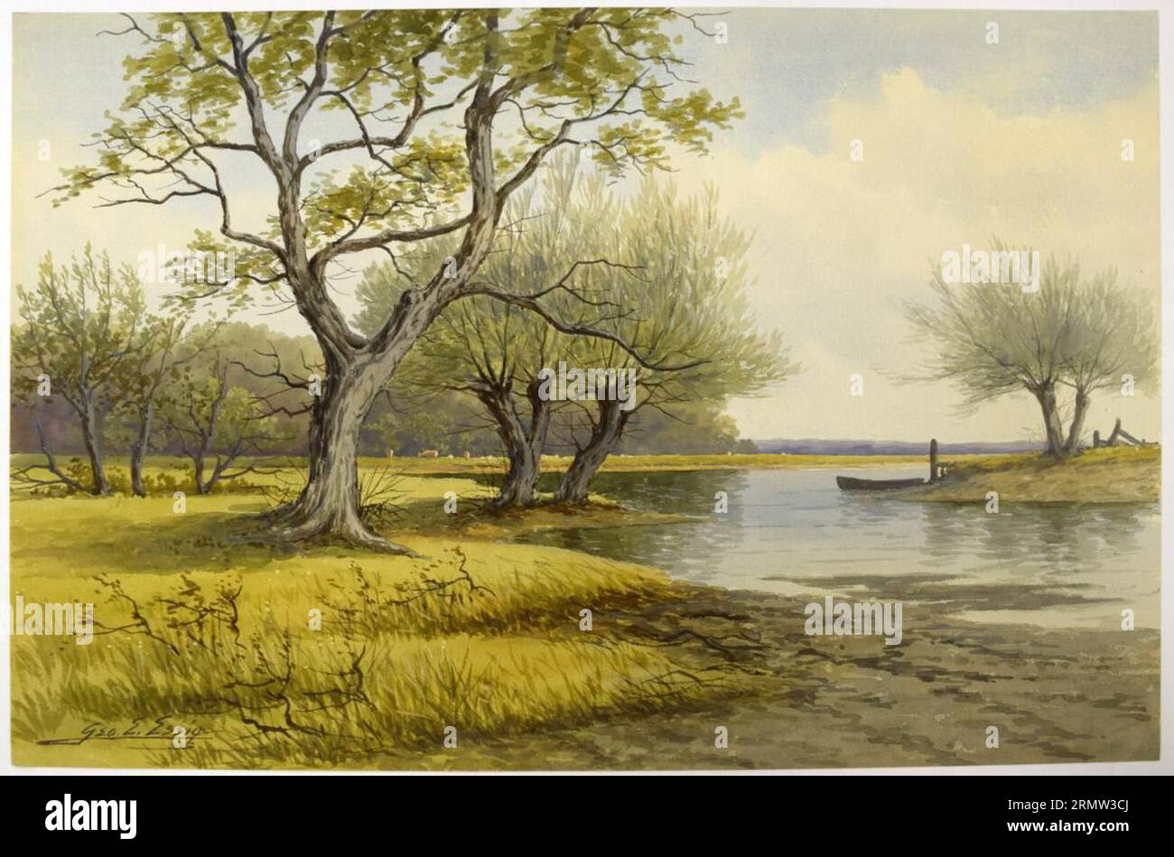 On Timber Creek, New Jersey by George Emerick Essig Stock Photo - Alamy