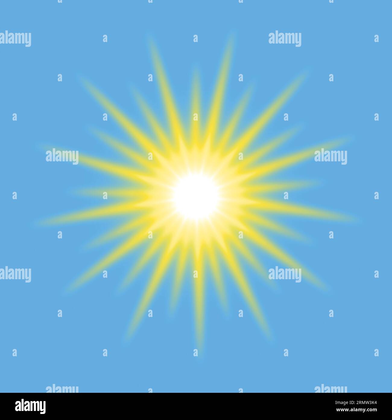 Graphic Sun Icon Symbol. Illustration for design Stock Photo - Alamy