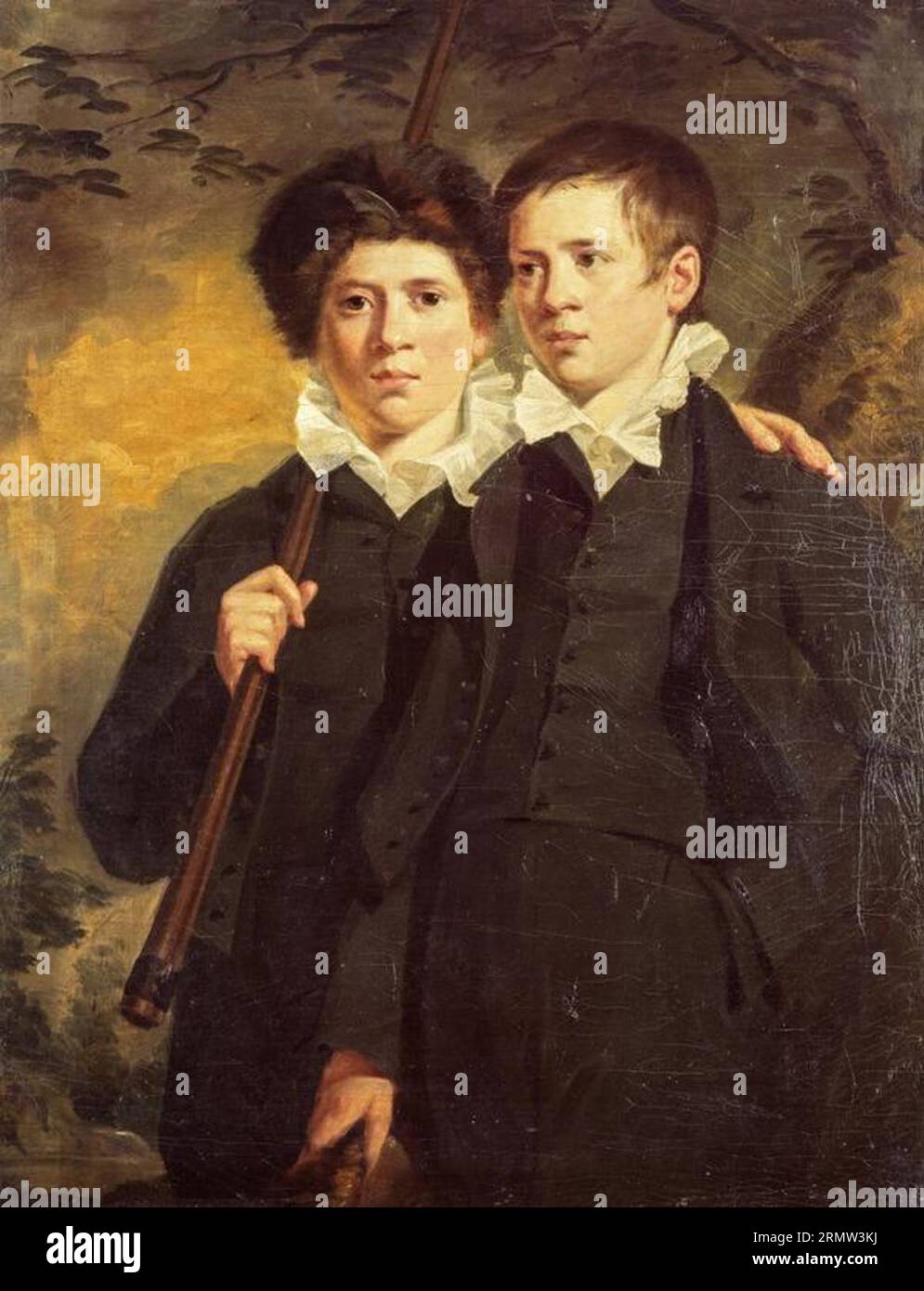 Portrait of Two Boys, called the Artist's Twin Brothers circa 1816 by ...