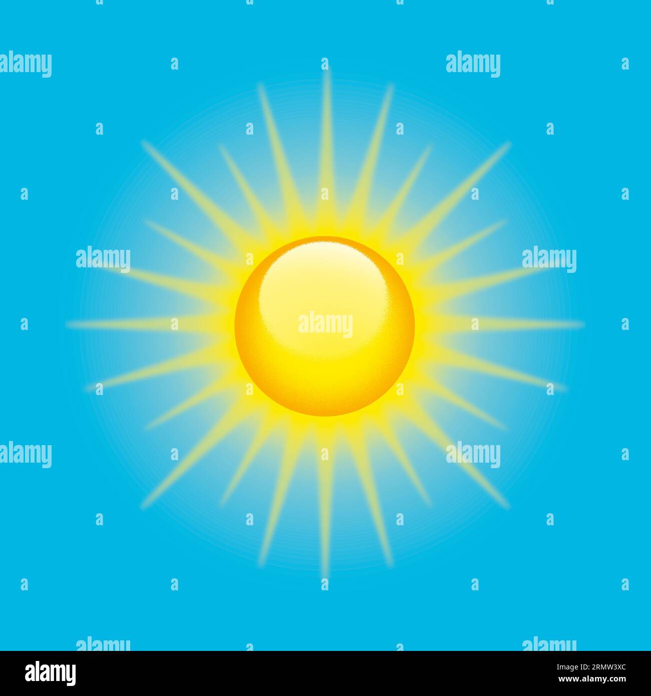Graphic Sun Icon Symbol. Illustration for design Stock Photo - Alamy