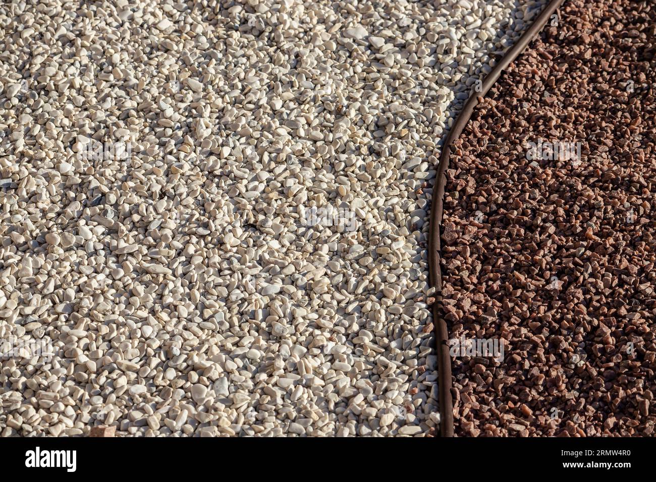 small bright pebbles and gravel as background or texture Stock Photo ...