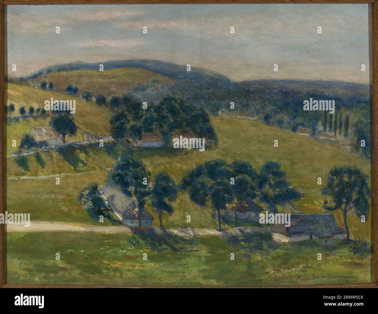 Landscape from Tyniec 1910 by Stefan Filipkiewicz Stock Photo - Alamy