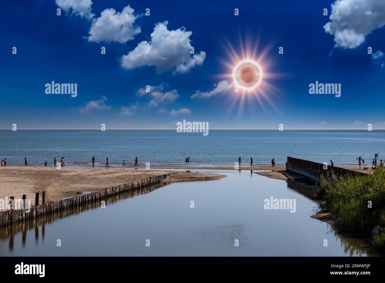 River flowing to the sea hi-res stock photography and images - Alamy