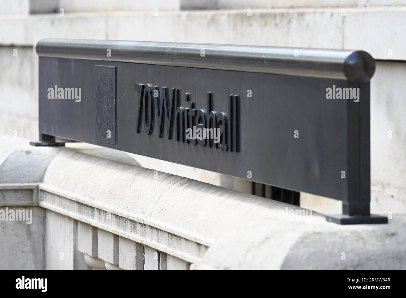 70 Whitehall Sign, The Cabinet Office, Whitehall, London, UK Stock ...