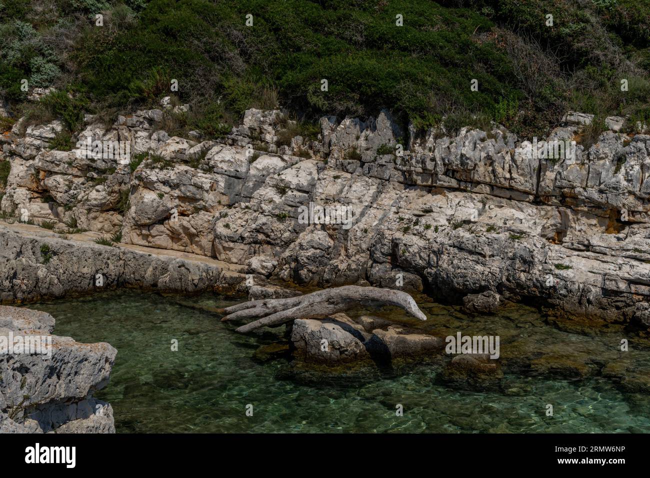 Mikule Drazic beach Peninsula Kamenjak Pula in Croatia Stock Photo - Alamy