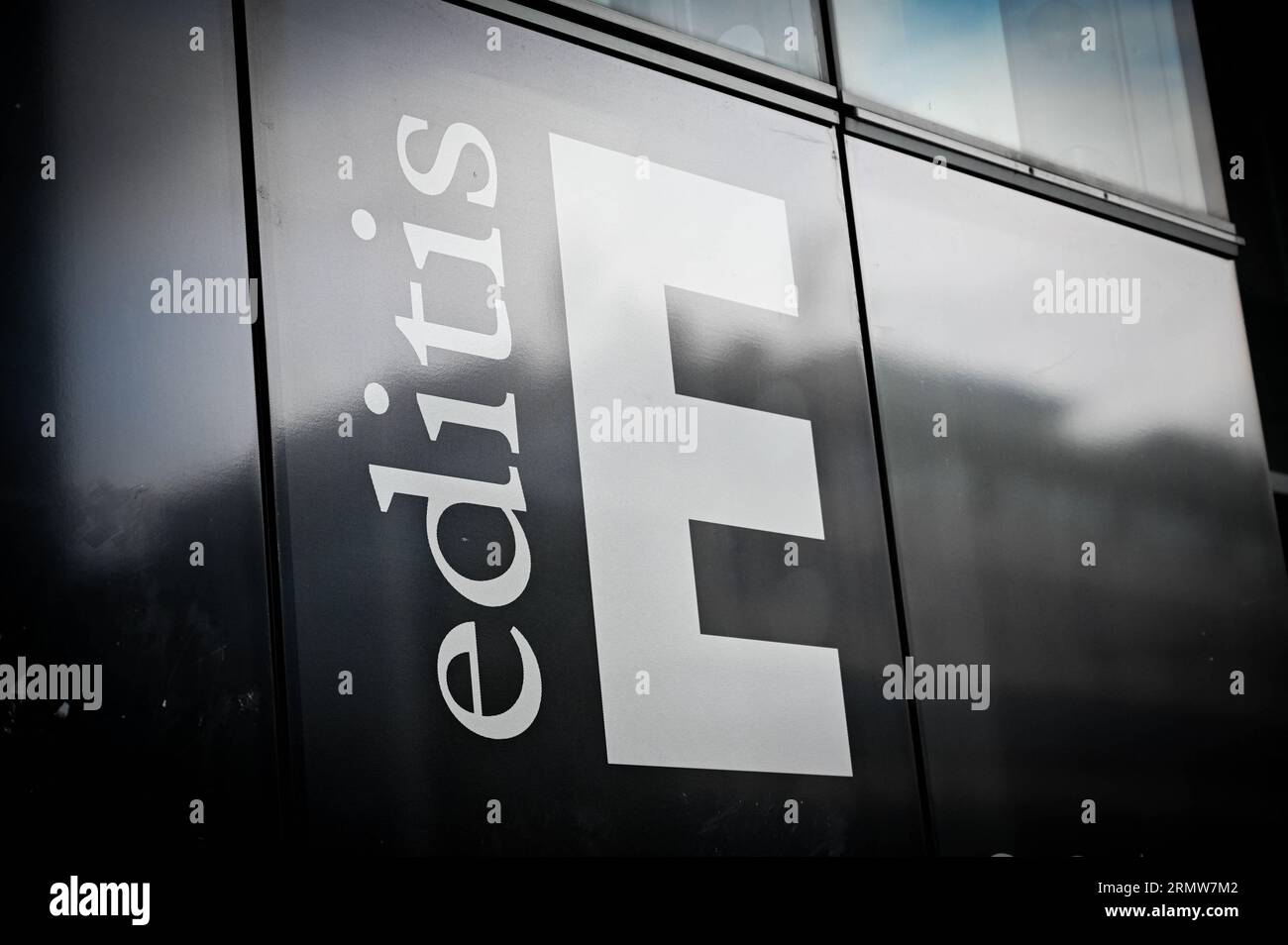 Paris, France. 30th Aug, 2023. Illustration of the Editis headquarters ...