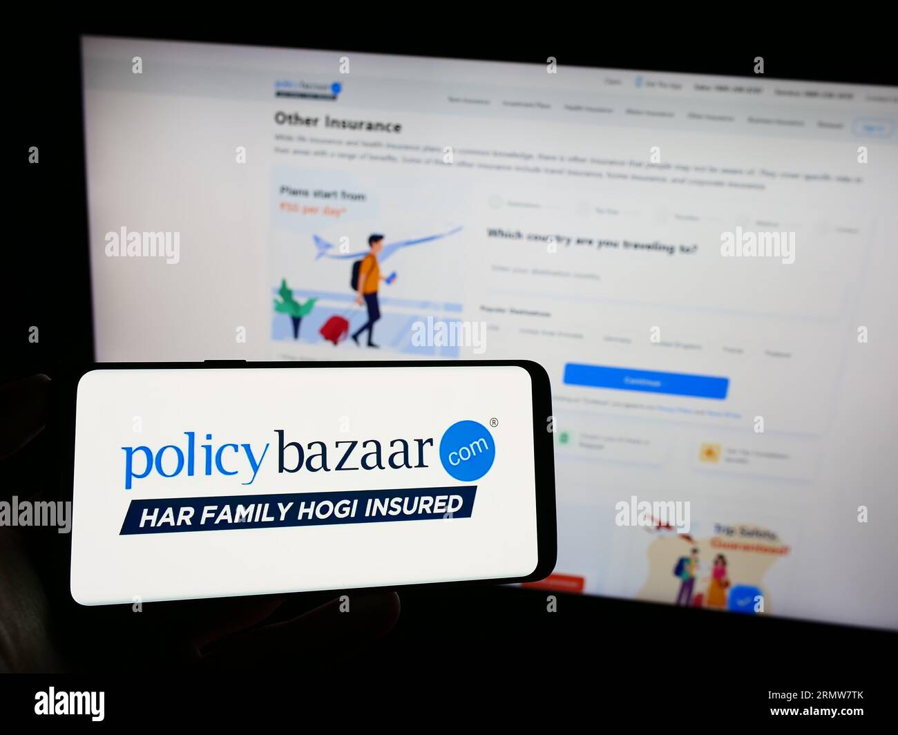 Policy bazaar logo hi-res stock photography and images - Alamy