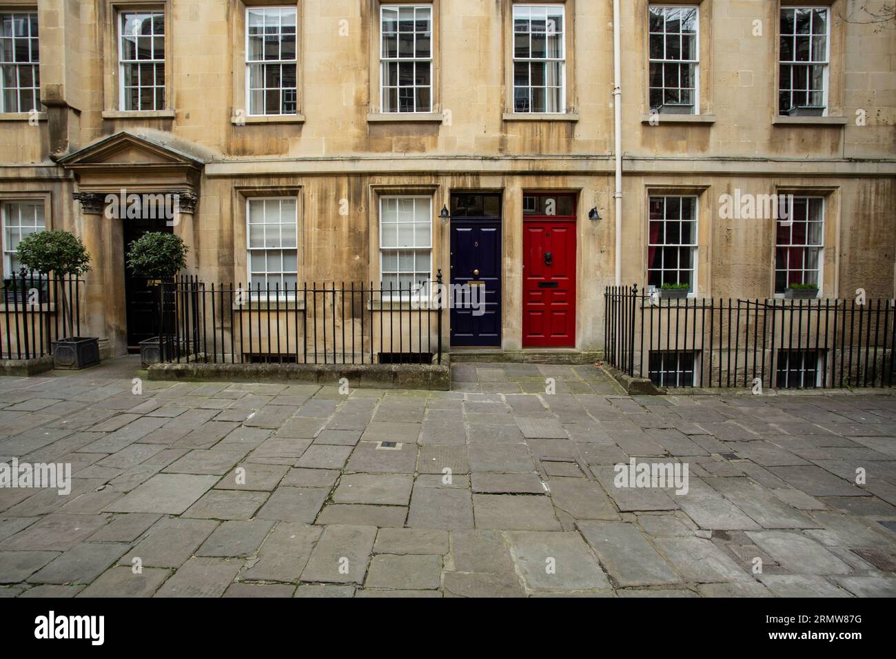 Streets of Bath with Georgian architecture. Bath, England Stock Photo ...