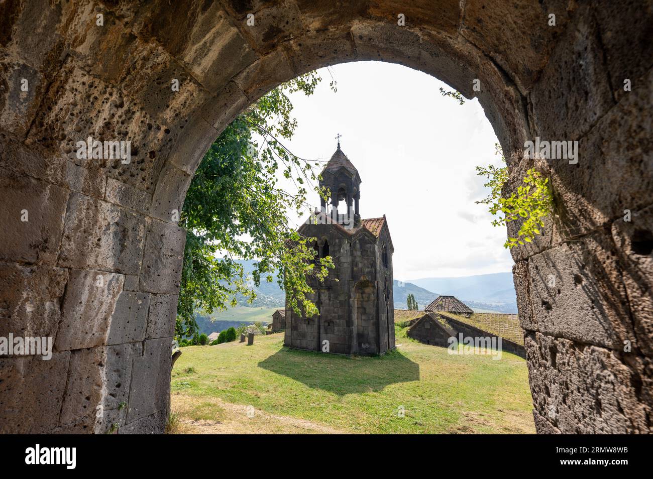 Haghpat, Armenia. 28th July, 2023. The bell tower of the Haghpat ...