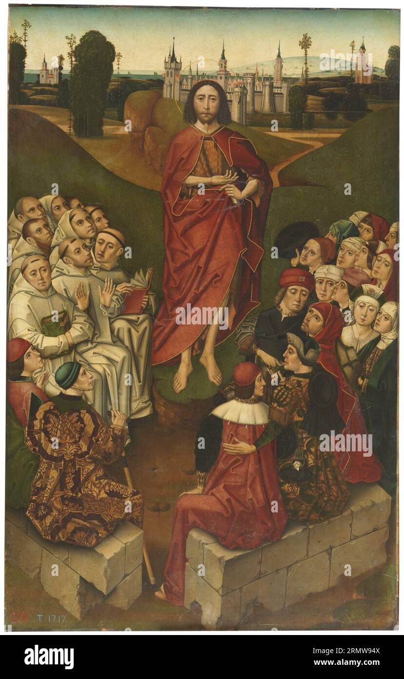 Saint John the Baptist Preaching between circa 1490 and circa 1500 by ...