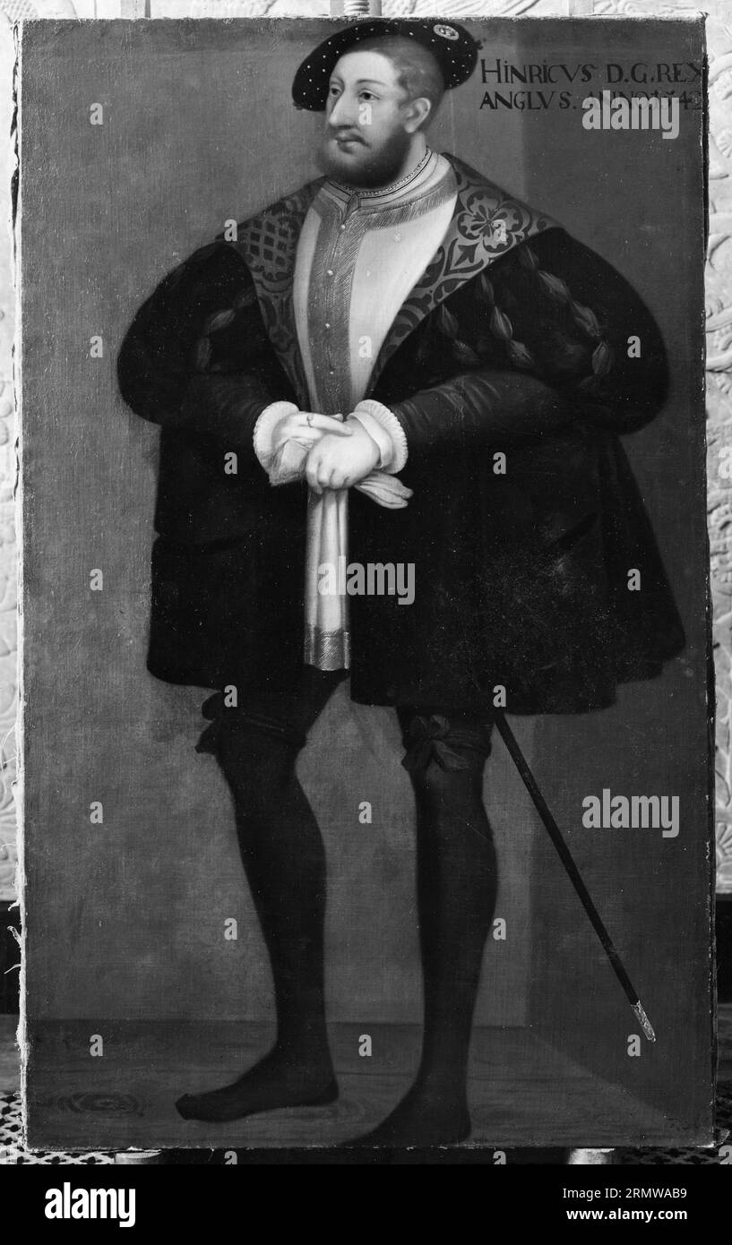 Henrik VIII, 1491-1547, konung av England 1667 by David Frumerie Stock ...