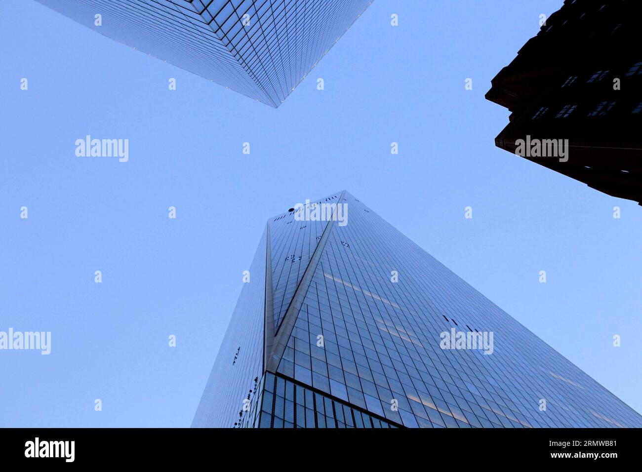 The One World Trade Center (Bottom) is seen in New York, the United ...