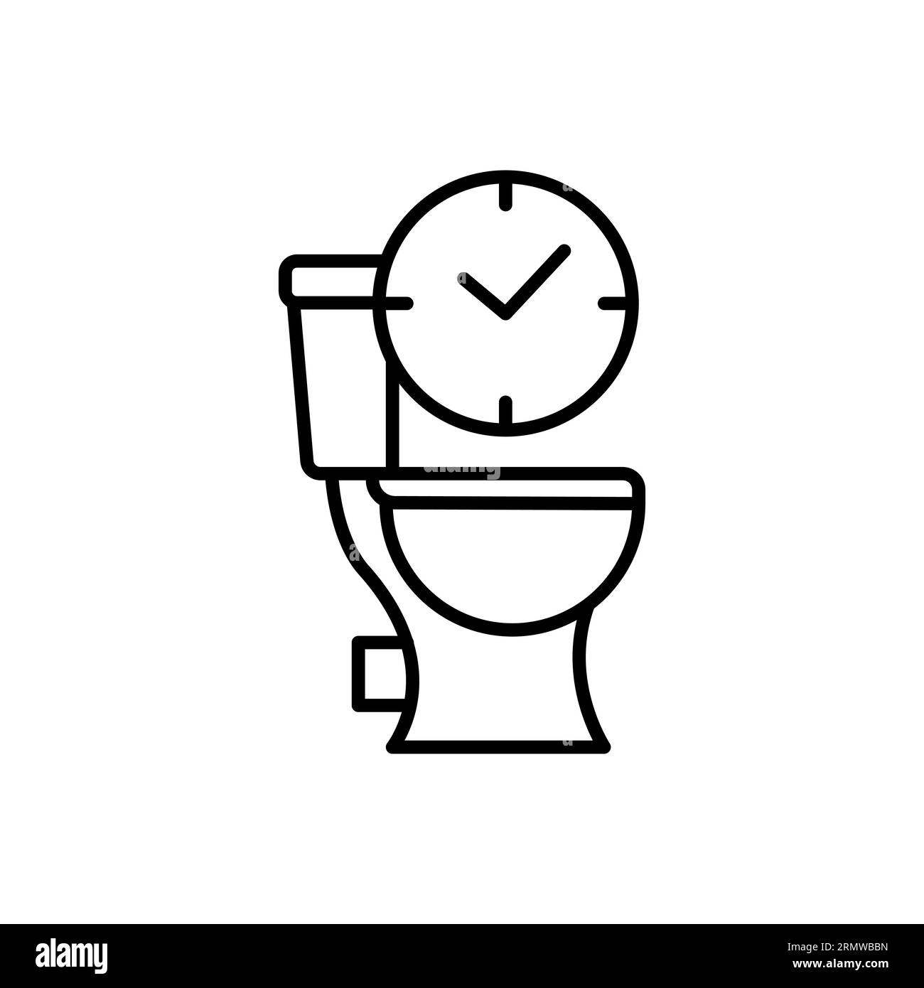 Frequent urination urethra icon. Simple line, outline vector of urology ...