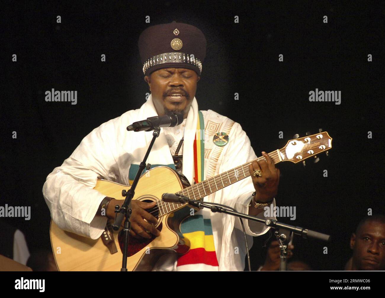 Jepther McClymont, a reggae singer also known as Luciano, performs at ...