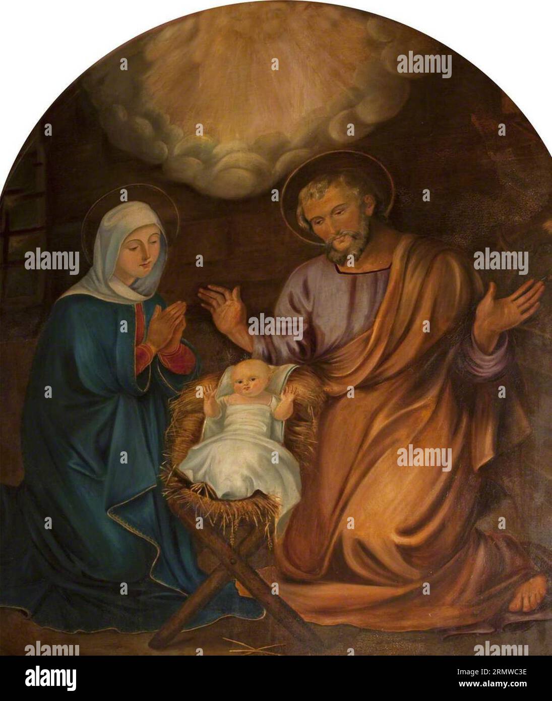 The Holy Family between 1800 and 1866 by John Graham Gilbert Stock ...