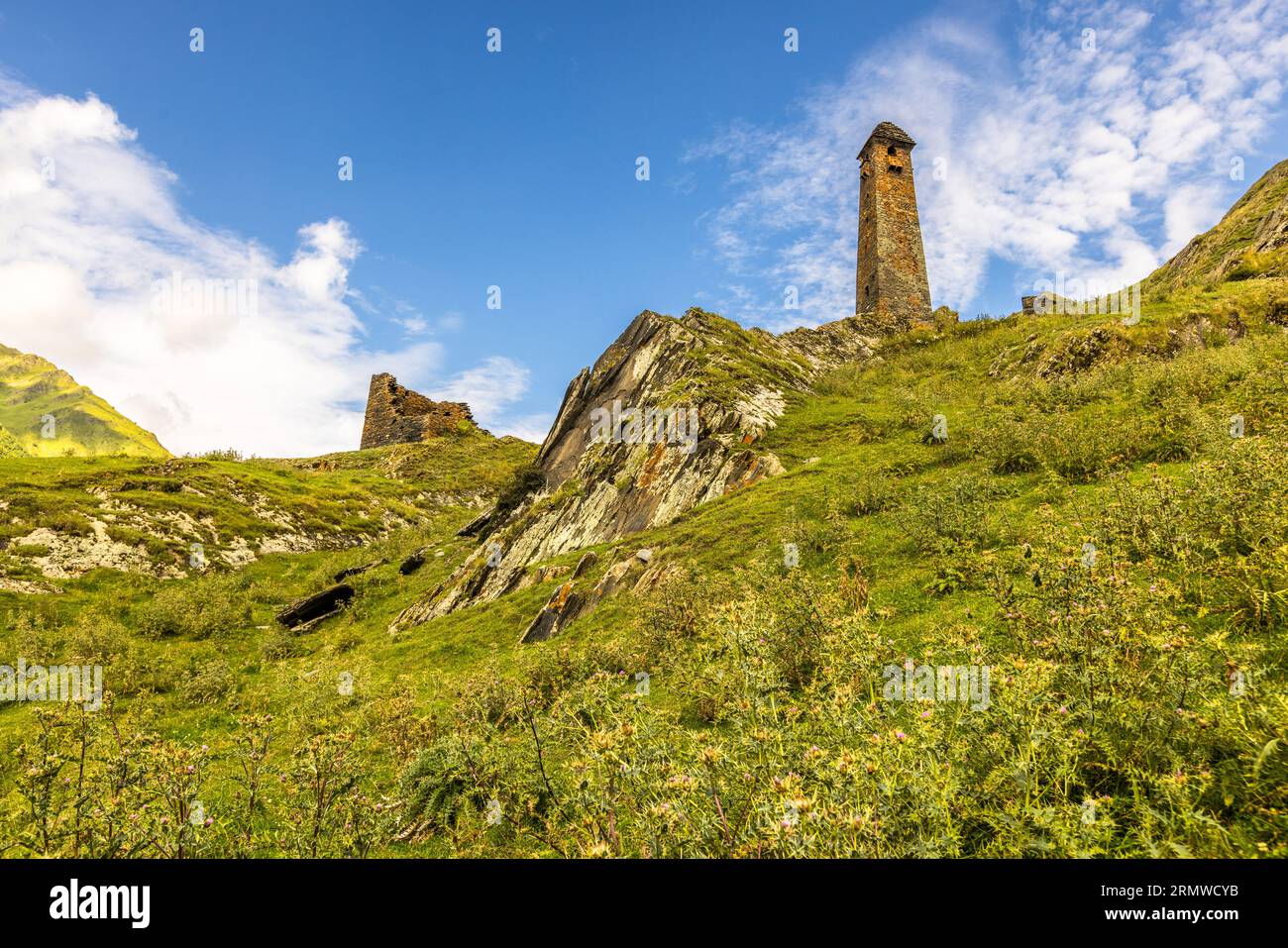 Fortified towers have marked the northern border of Georgia since ...
