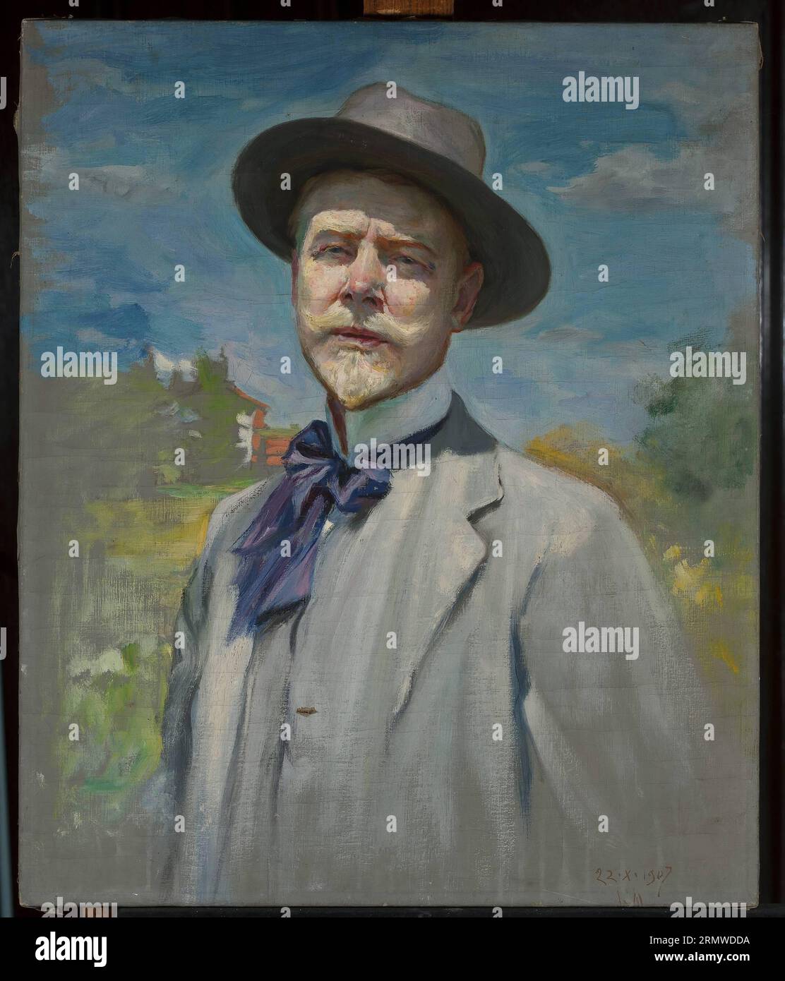 Self-portrait 1907 by Kazimierz Mordasewicz Stock Photo - Alamy