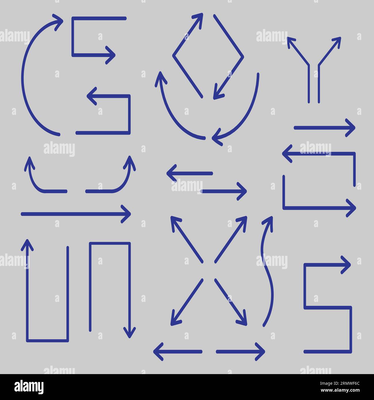 arow vector with simple background Stock Vector Image & Art - Alamy