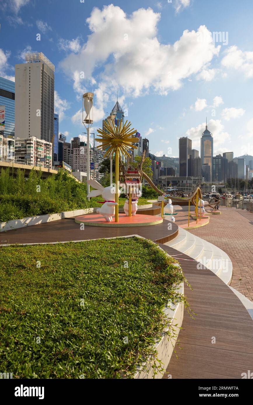 Promenade, Causeway Bay, Hong Kong Stock Photo - Alamy