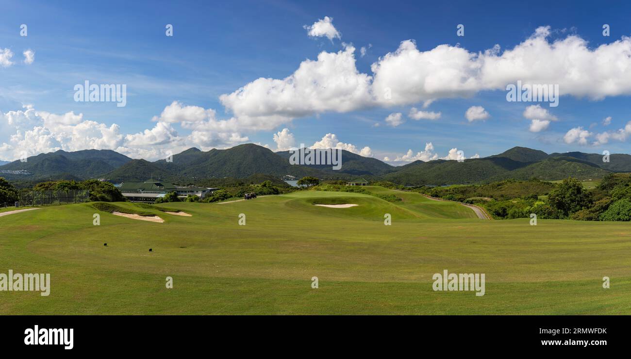 Kau Sai Chau golf course, Saikung, New Territories, Hong Kong Stock ...