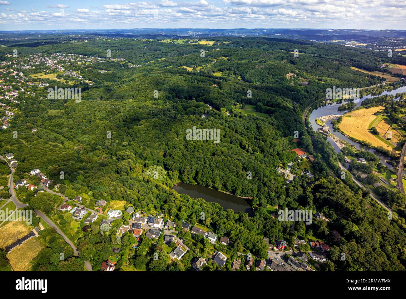 Hammer pond in hohenstein forest area hi-res stock photography and ...