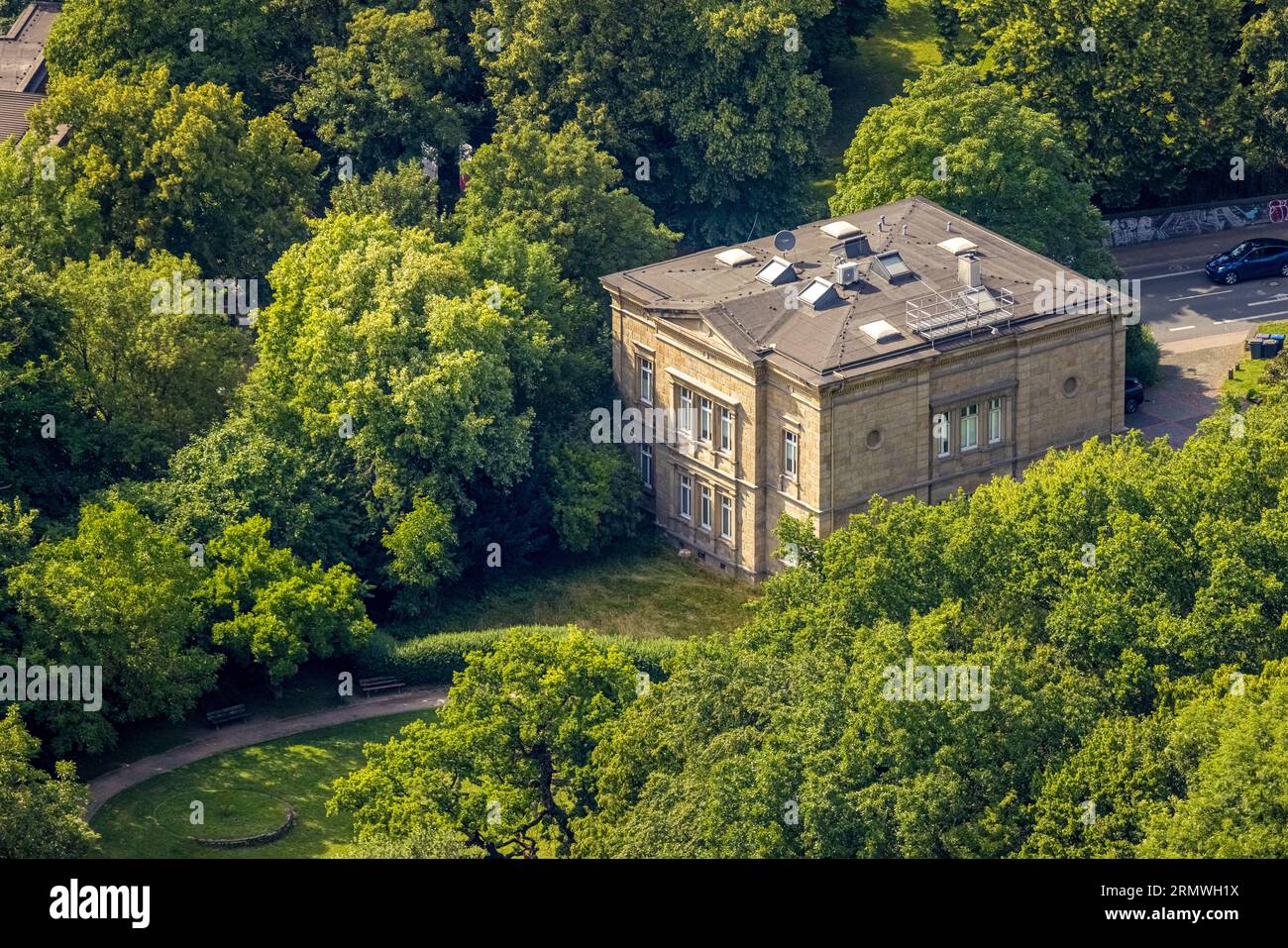 Aerial view overview witten city hi-res stock photography and images ...