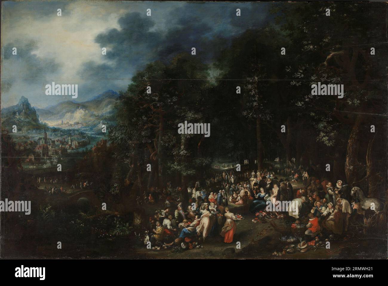 John the Baptist Preaching between 1700 and 1730 by Johann Jakob ...