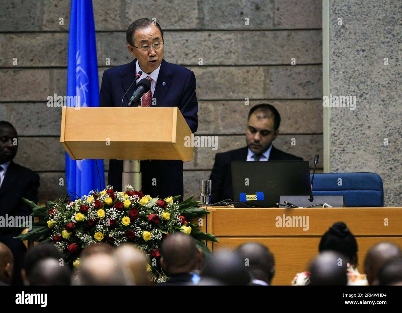 (141030) -- NAIROBI, Oct. 30, 2014 -- UN Secretary-General Ban Ki-moon ...