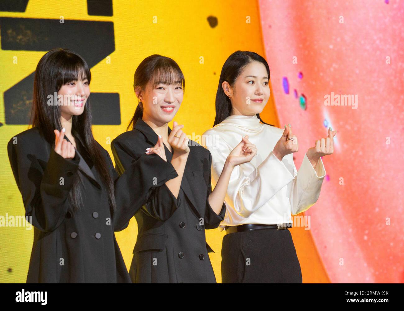 Nana, Lee Han-Byeol and Go Hyun-Jung, Aug 16, 2023 : (L-R) Cast members Nana, Lee Han-Byeol and ...