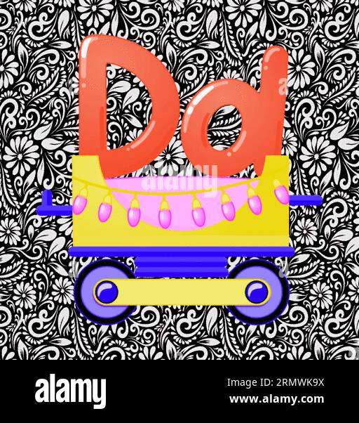 Alphabet Letter D, Alphabet Letter Design, Alphabet Letter illustration ...