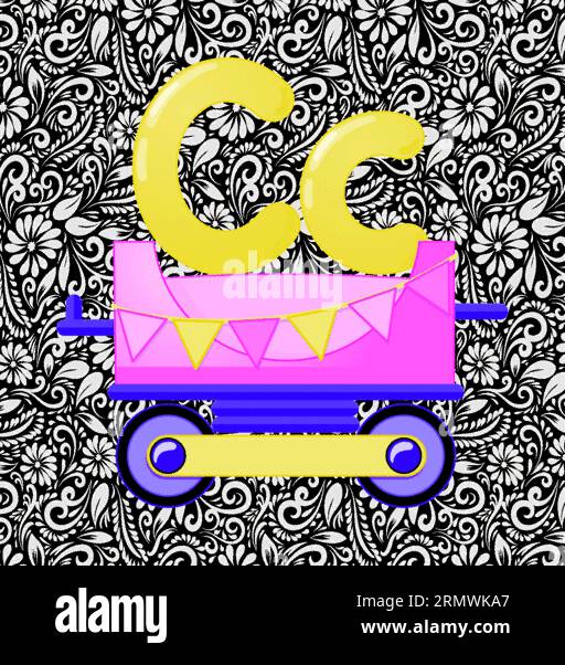 Alphabet Letter C, Alphabet Letter Design, Alphabet Letter illustration ...