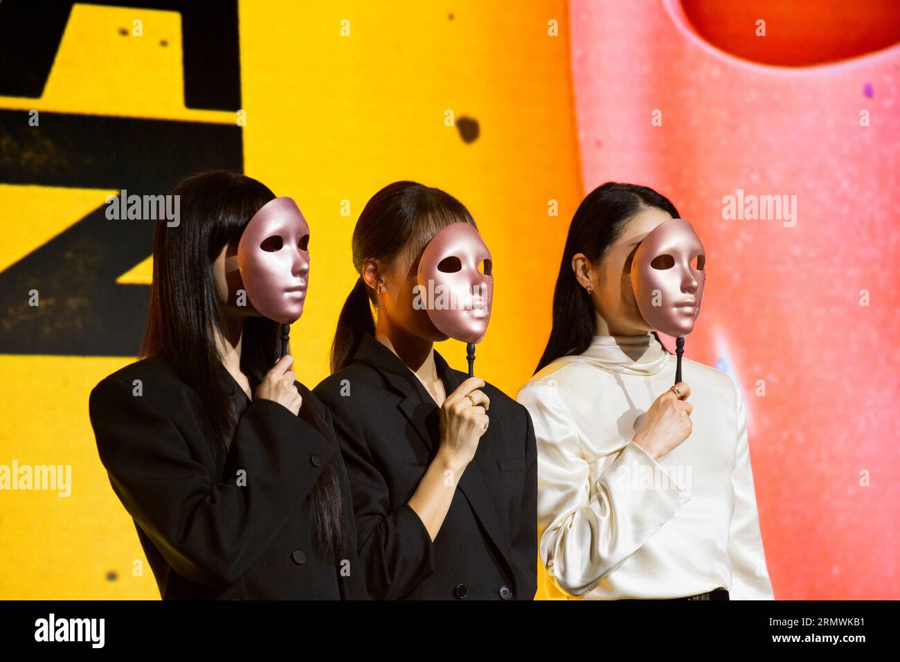 Nana, Lee Han-Byeol and Go Hyun-Jung, Aug 16, 2023 : (L-R) Cast members ...