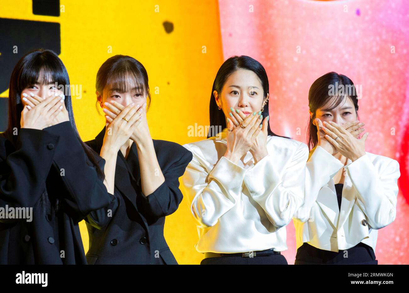 Nana, Lee Han-Byeol, Go Hyun-Jung and Yeom Hye-Ran, Aug 16, 2023 : (L-R ...