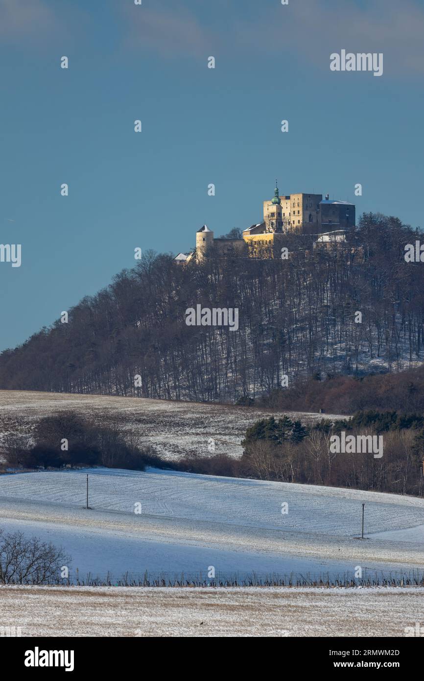 Buchlov Castle in winter, Czech Republic Stock Photo - Alamy