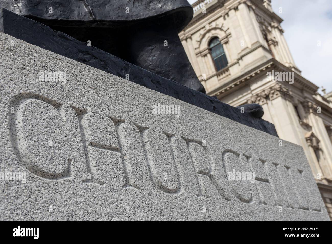 Sir Winston Churchill Statue -- Parliament Square Stock Photo - Alamy