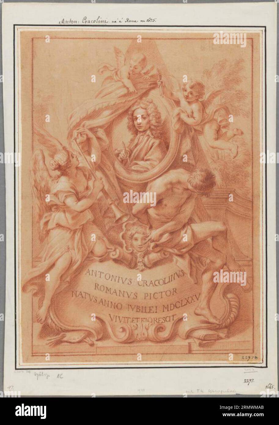 Self-portrait by Giovanni Antonio Grecolini Stock Photo - Alamy
