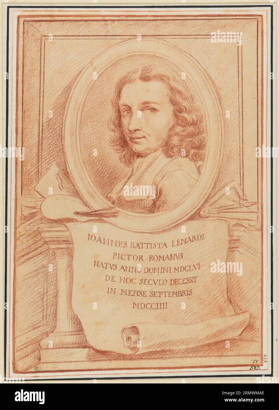 Portrait of Giovanni Battista Lenardi by Giovanni Antonio Grecolini ...