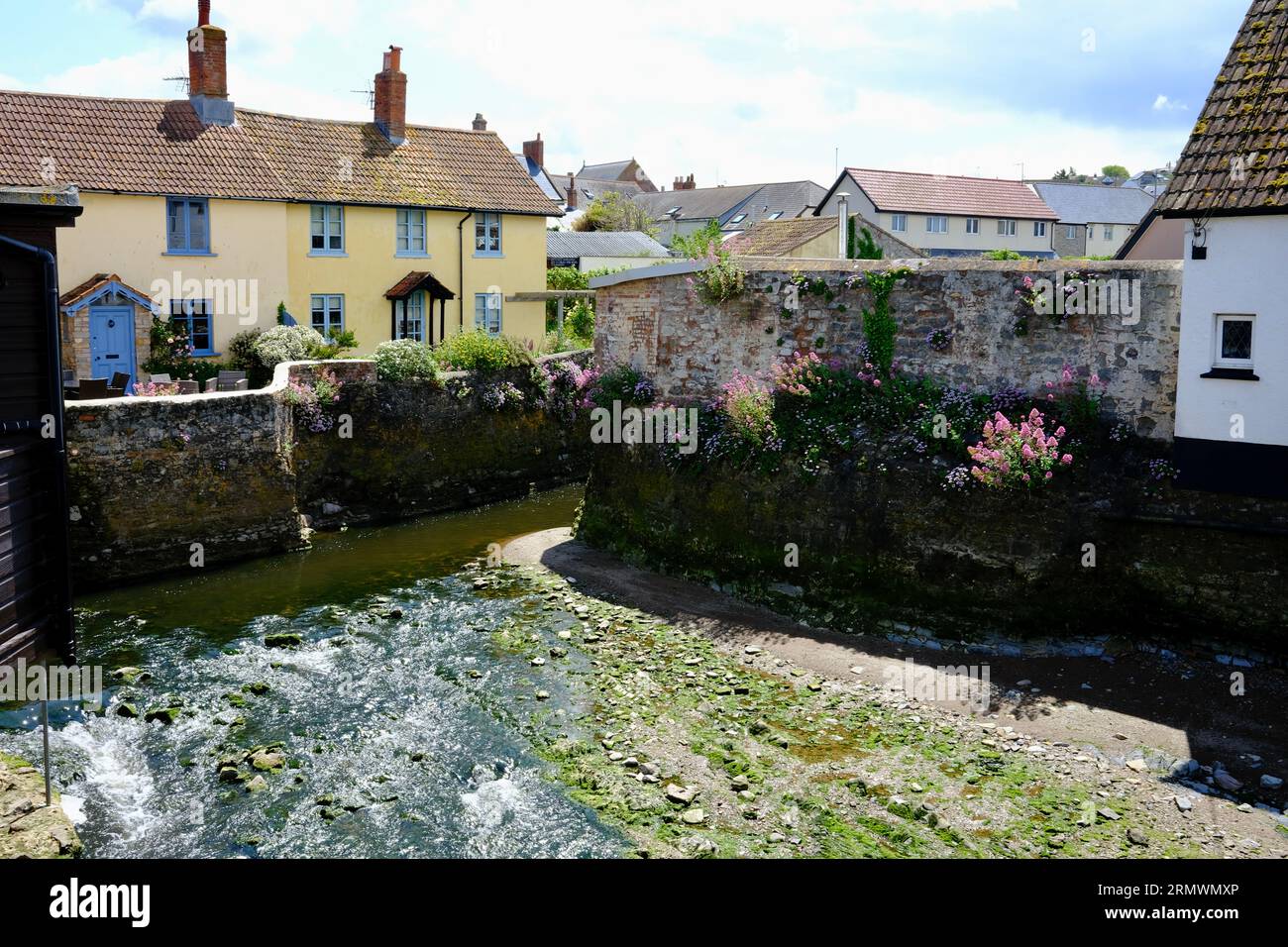 Watchet historic coastal harbour in coastal Somerset Stock Photo - Alamy