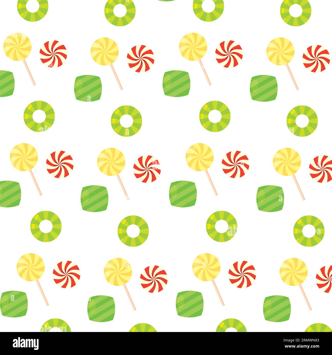 Colored seamless pattern background with lollipops Vector Stock Vector ...