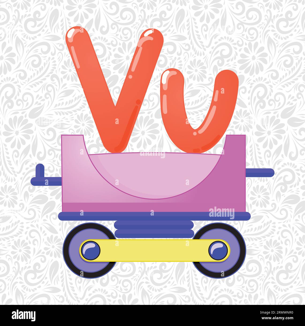 Alphabet Letter V, Alphabet Letter Design, Alphabet Letter illustration ...