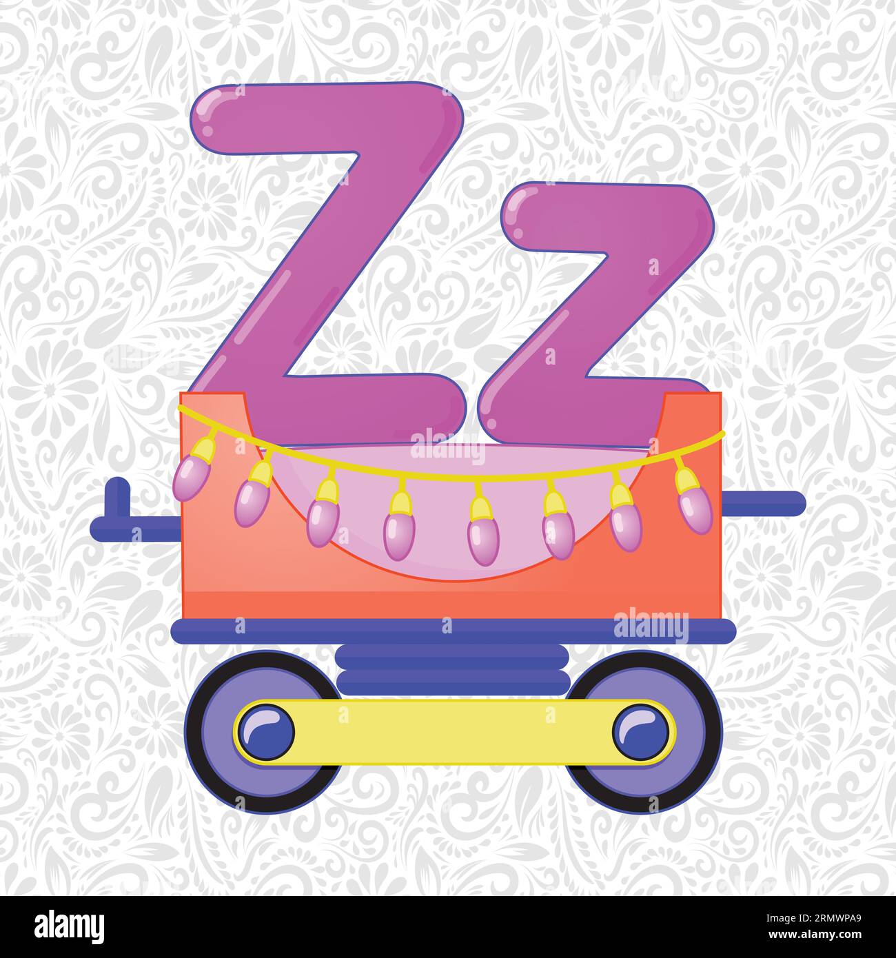 Alphabet Letter Z, Alphabet Letter Design, Alphabet Letter illustration ...