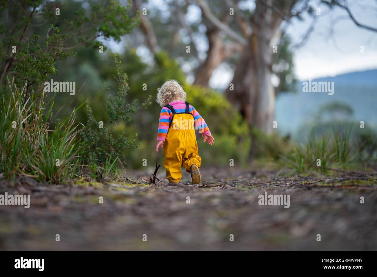 kid playing in the wild in australia Stock Photo - Alamy