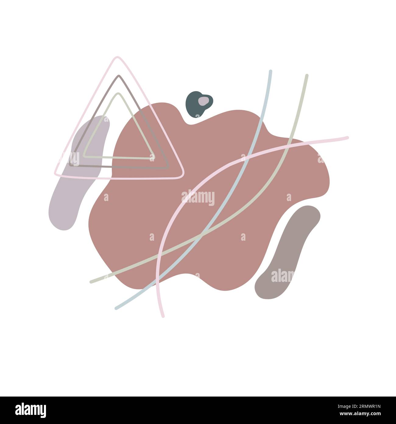 Arrangement of shapes forms Stock Vector Images - Alamy