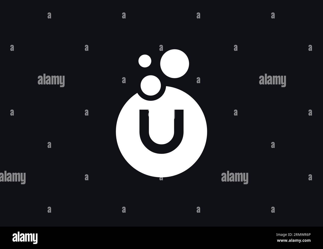 Bubble letters logo. Bubble lab circle symbol. Bubble logo design color ...